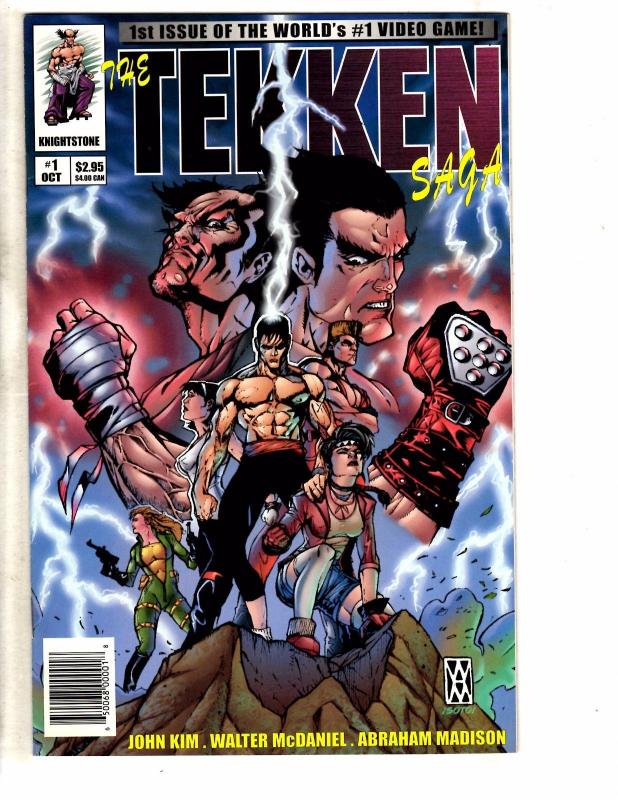 The Tekken Saga # 1 NM Knightstone Comic Book Video Game Series John ...