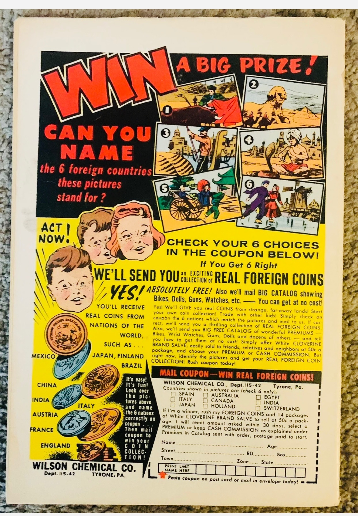 Action/Adventure comic lot: Action comics 261 Adventure comics 381 ...