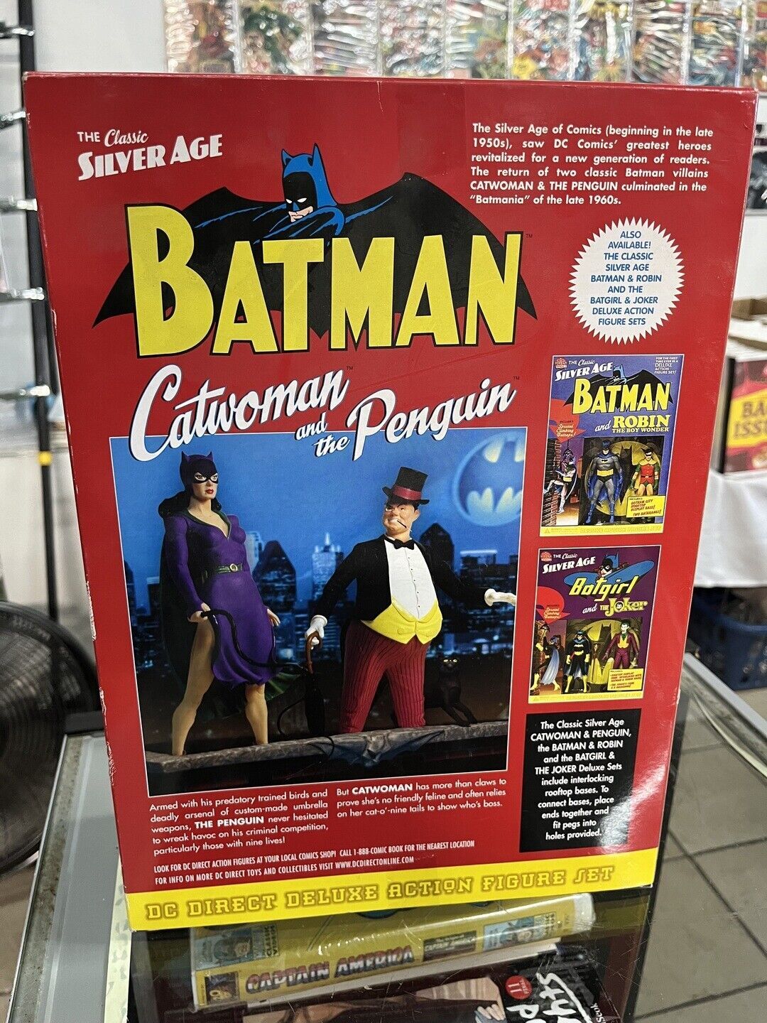 DC Direct Classic Silver Age Batman Catwoman And The Penguin Deluxe ...