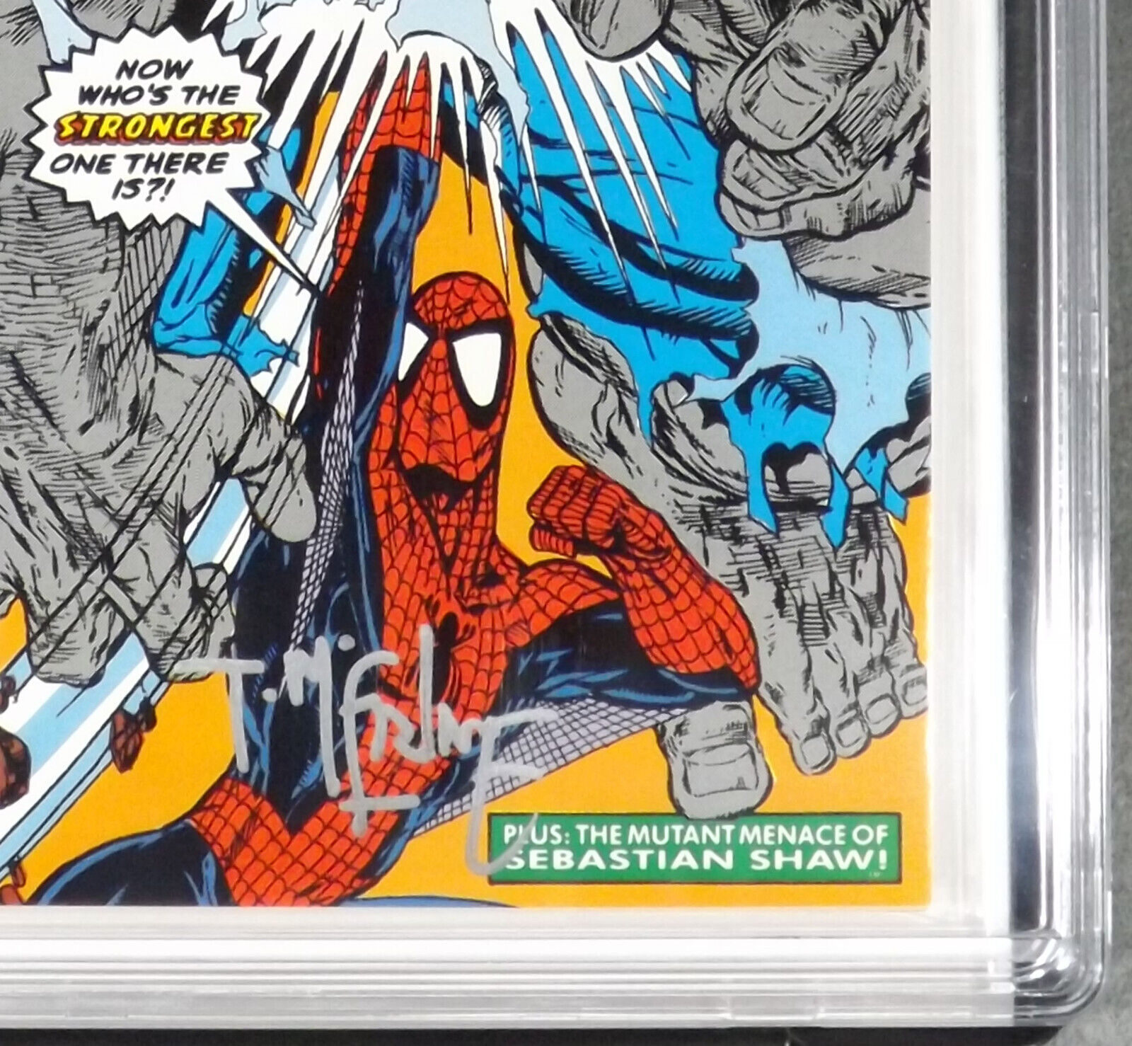 AMAZING SPIDER-MAN #328 CBCS 9.4 Verified Signature Todd McFarlane vs ...