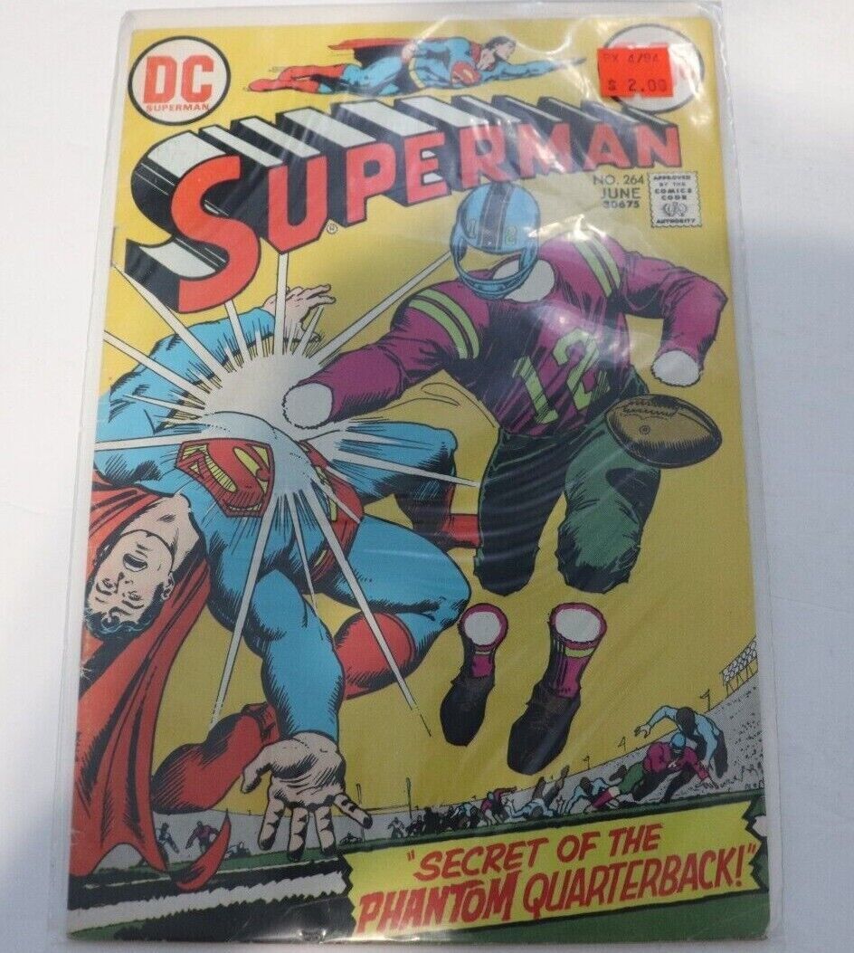 Superman #264 DC Comics 1973 Phantom Quarterback | Comic Books - Bronze ...