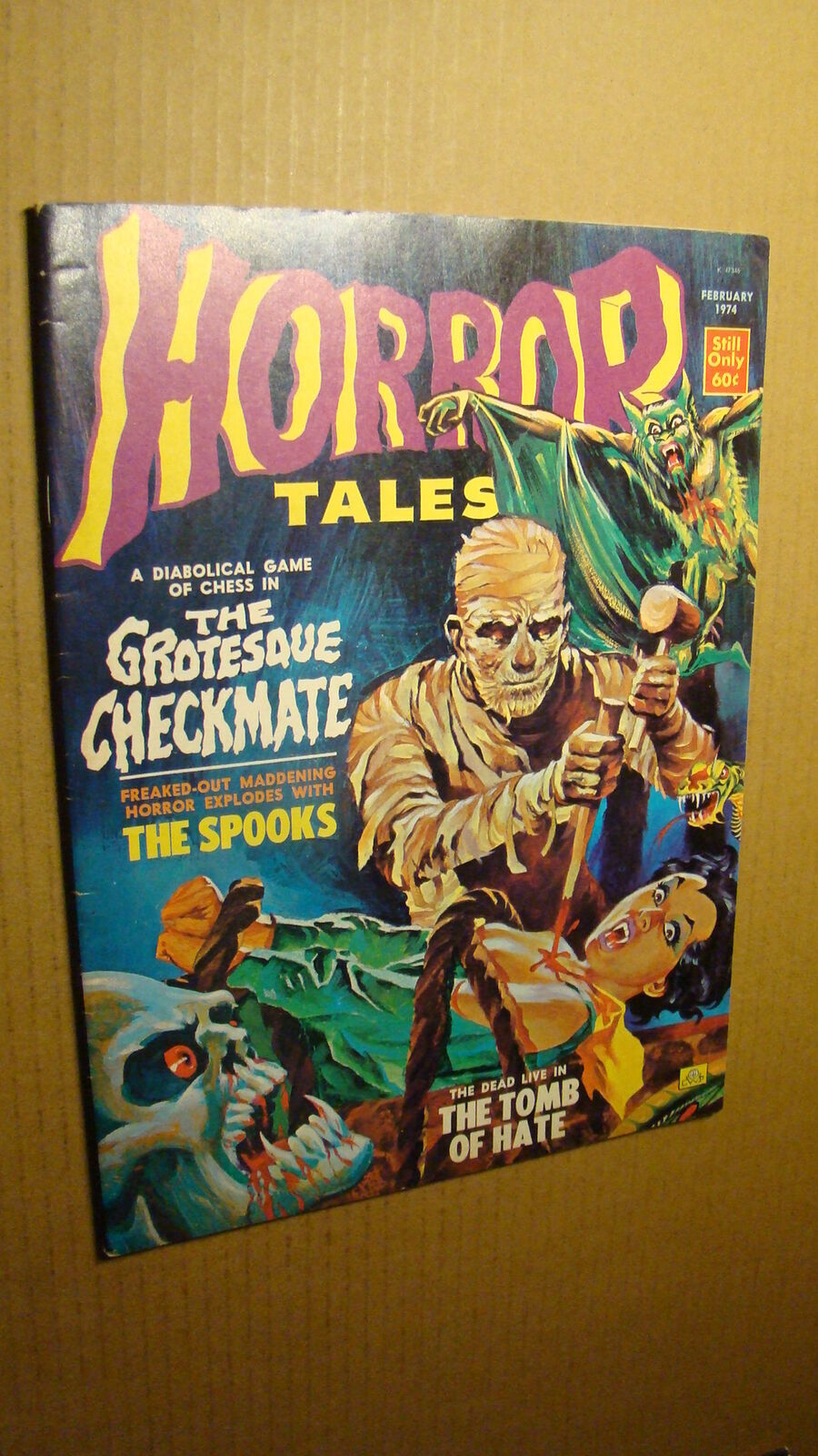 Horror Tales 1 February 1974 *Nice* Eerie Famous Monsters Body ...