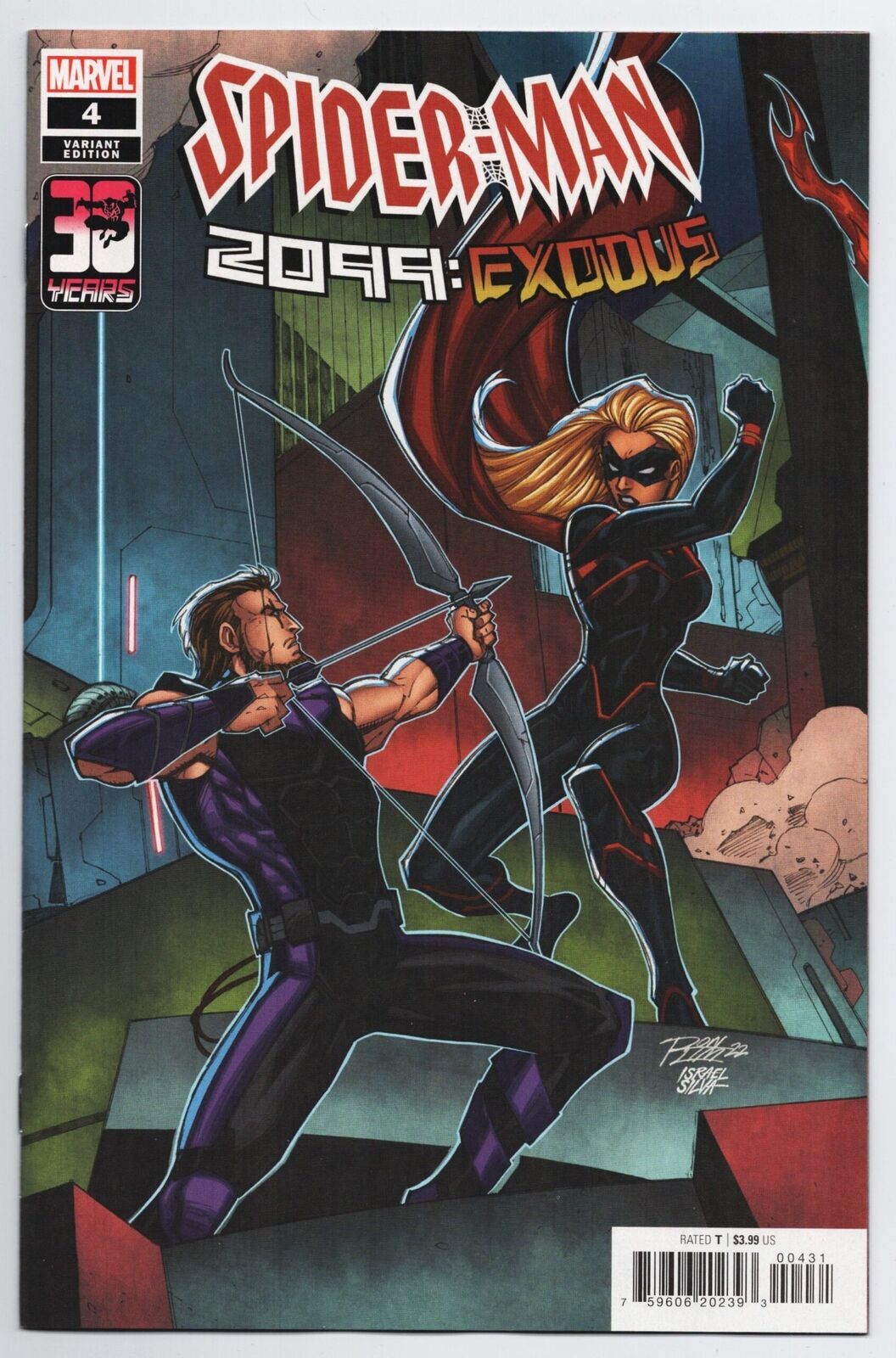 Spider-Man 2099 Exodus #4 Ron Lim Connecting Variant (Marvel, 2022) NM ...