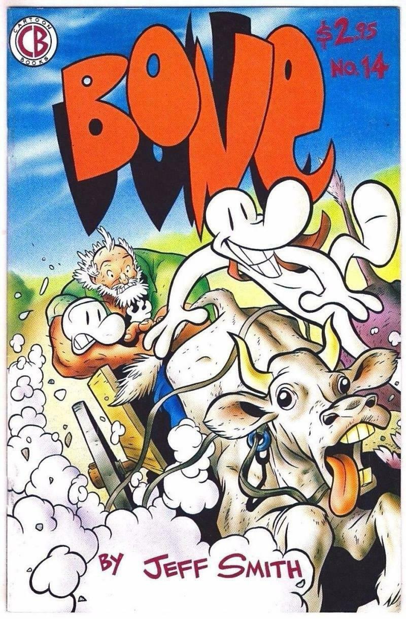 BONE #14, NM-, Jeff Smith, Smiley, Phoney, Cartoon Books, more indies ...