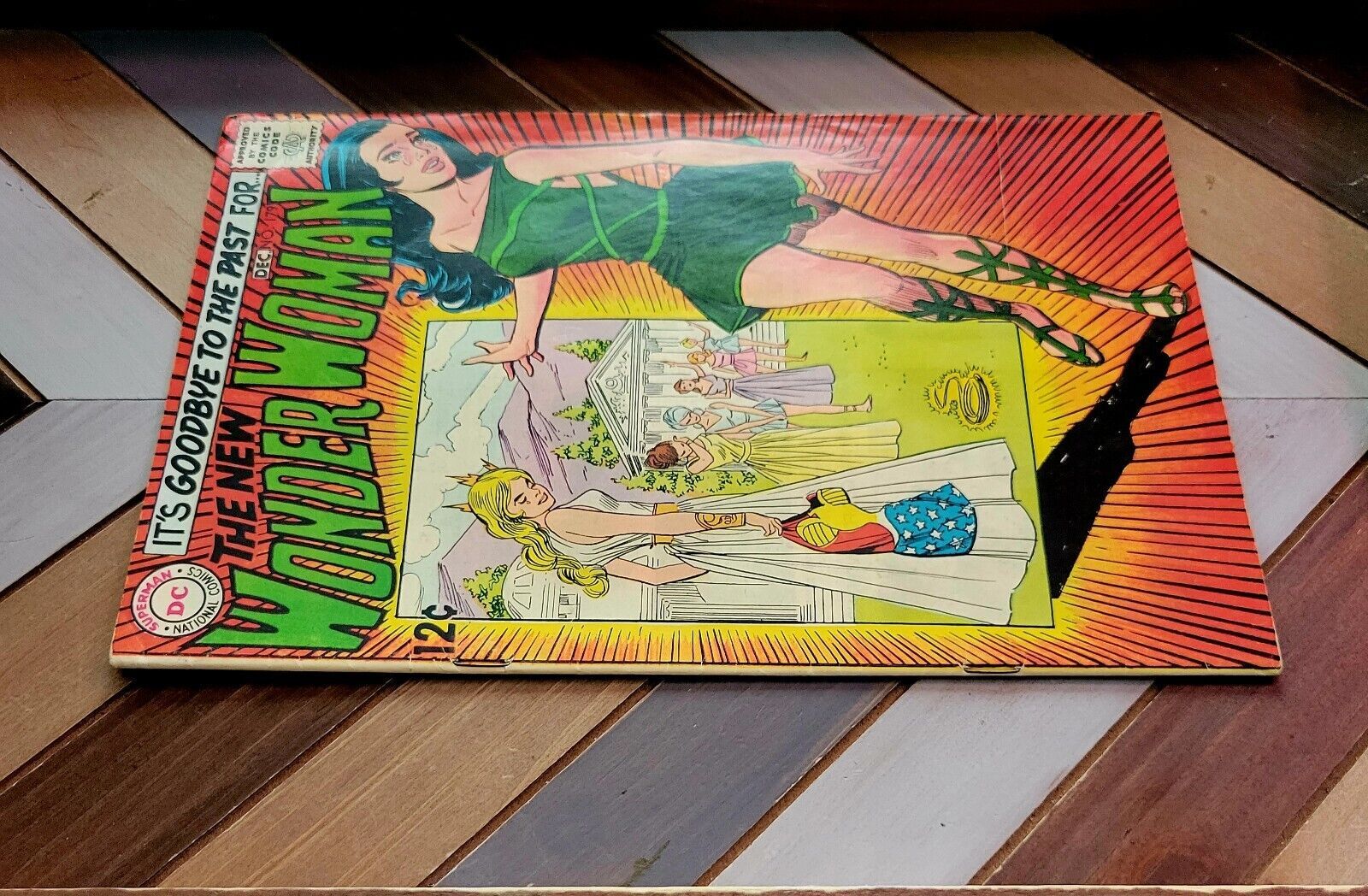 WONDER WOMAN #179 FN- (DC 1968) Classic Cover, New Logo. 1st I-Ching ...