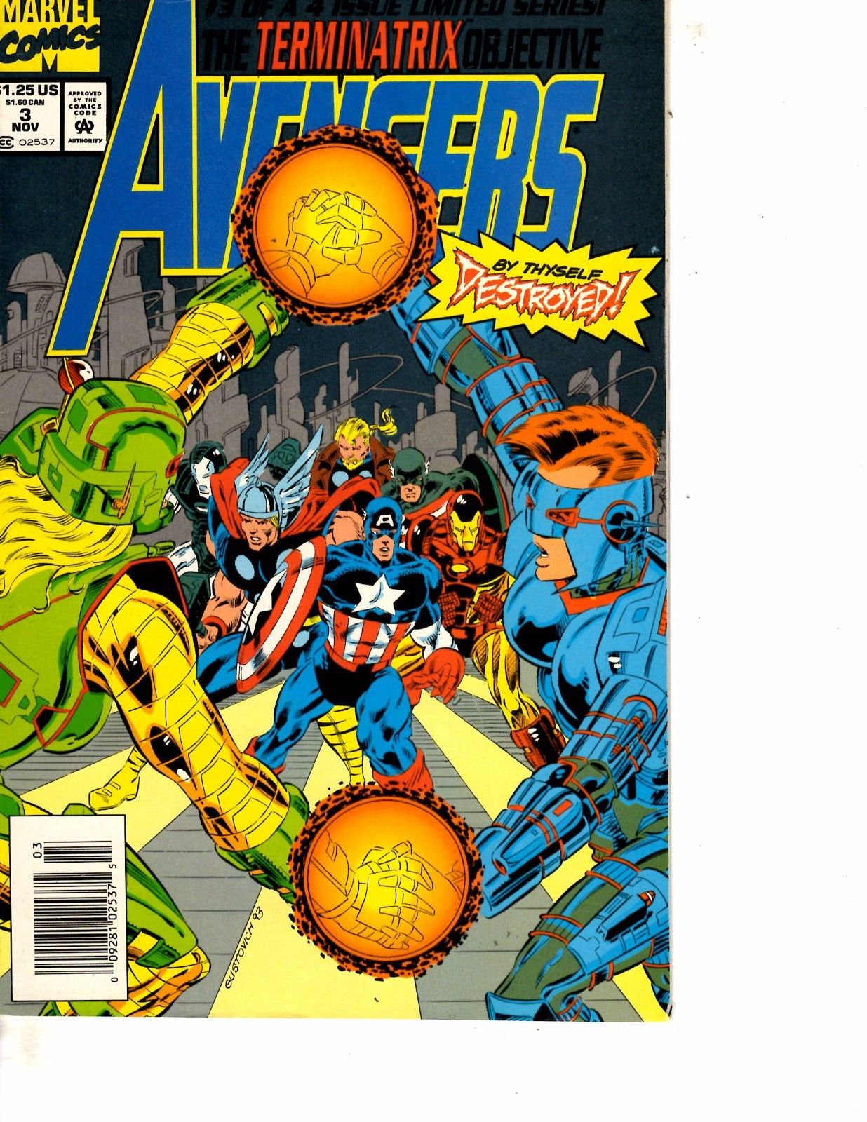 Lot Of 2 Comic Books Marvel X-Men Adventures #14 Avengers Terminatrix ...