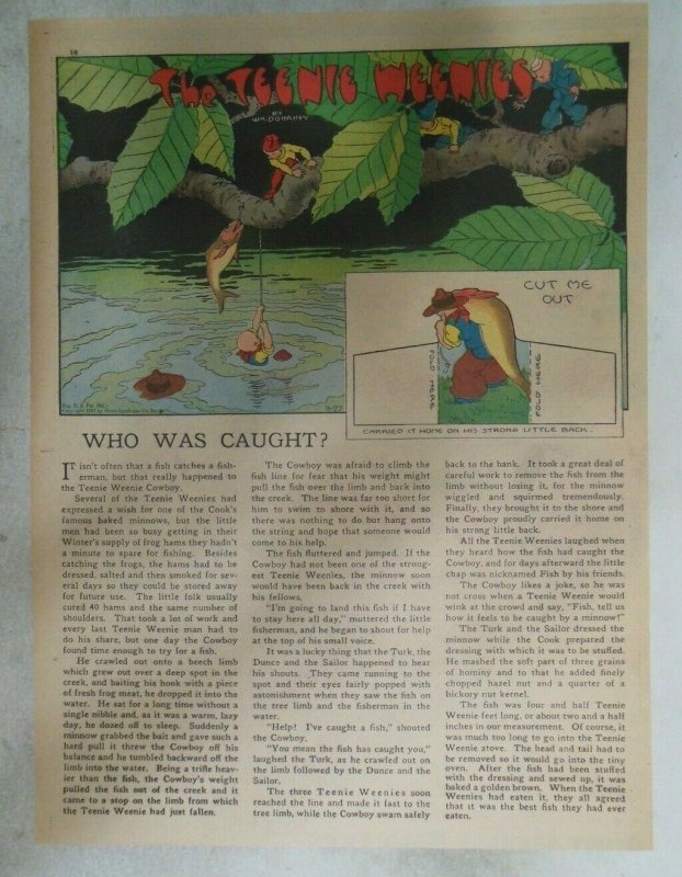 The Teenie Weenies Sunday by Wm. Donahey from 9/27/1942 Size: 11 x15 ...