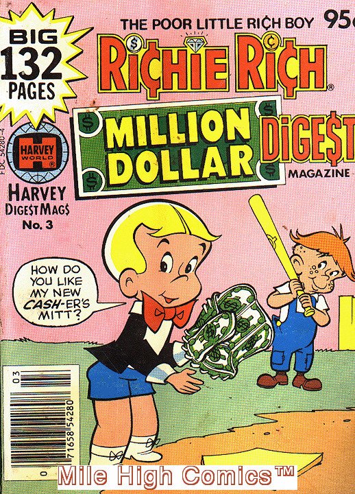 RICHIE RICH MILLION DOLLAR DIGEST (1980 Series) #3 Good Comics Book | Comic Books - Bronze Age ...