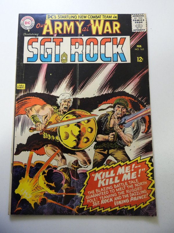 Our Army at War #163 (1966) VG Condition | Comic Books - Silver Age, DC ...