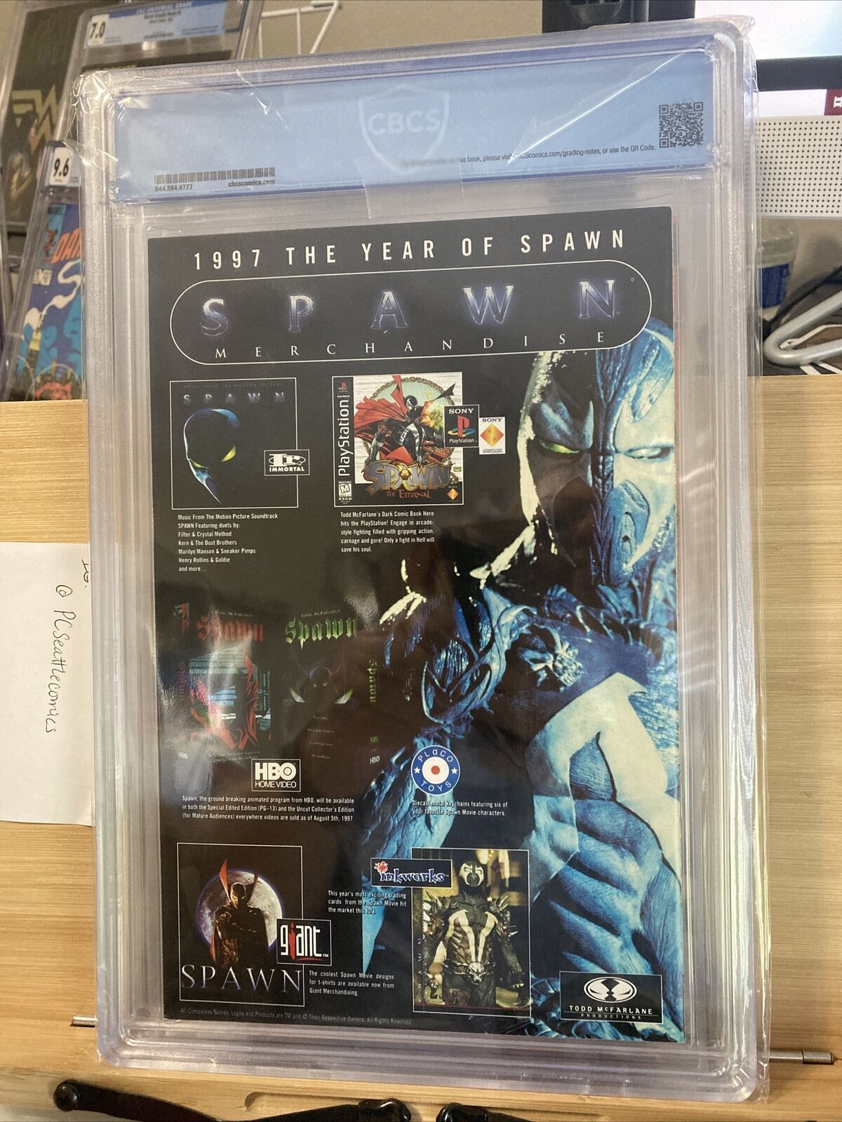Spawn 62 CBCS 9.6 Capullo/ McFarlane Image Comics Angela on cover | International - Comic Books ...