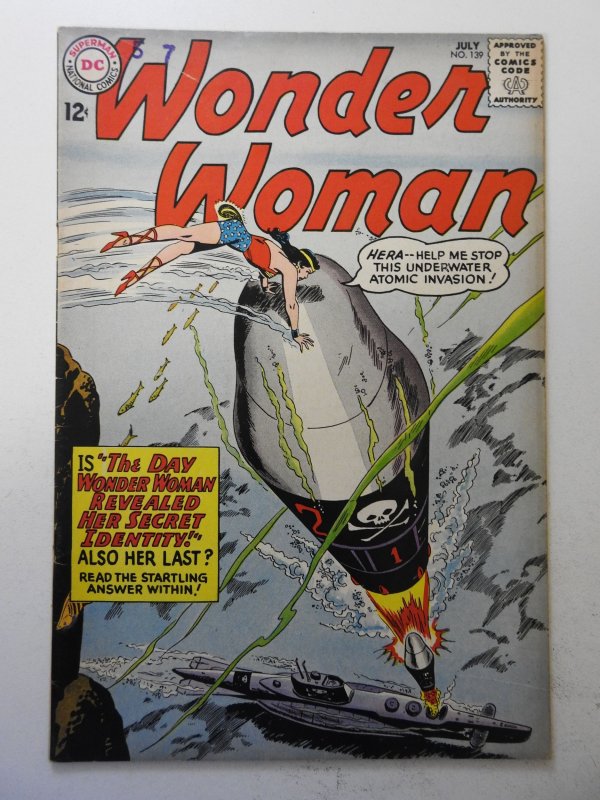 Wonder Woman #139 (1963) FN Condition! moisture stain, stamp fc | Comic ...