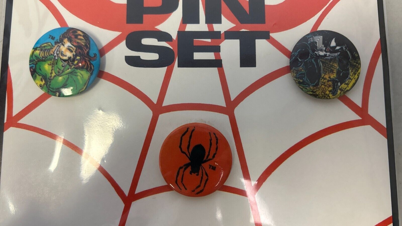 The Sensational Spider-Man Collector's Pin Set 1990 | Comic Books ...