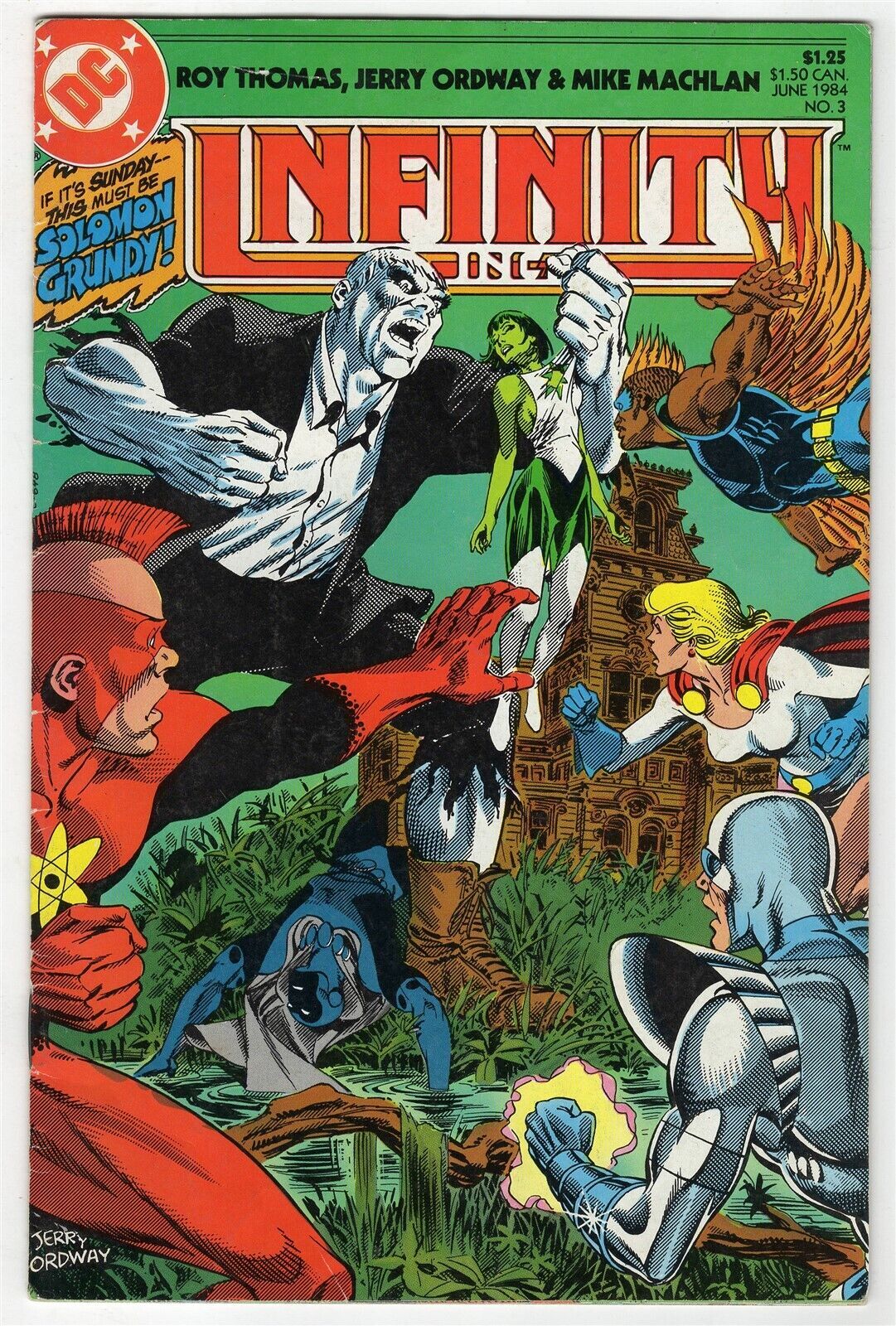 Infinity Inc #3 ORIGINAL Vintage 1984 DC Comics w/ Masters of the ...