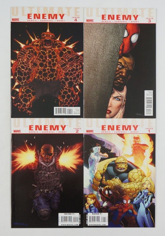 Ultimate Enemy #1-4 VF complete series - brian bendis - spider-man 2 3 ...