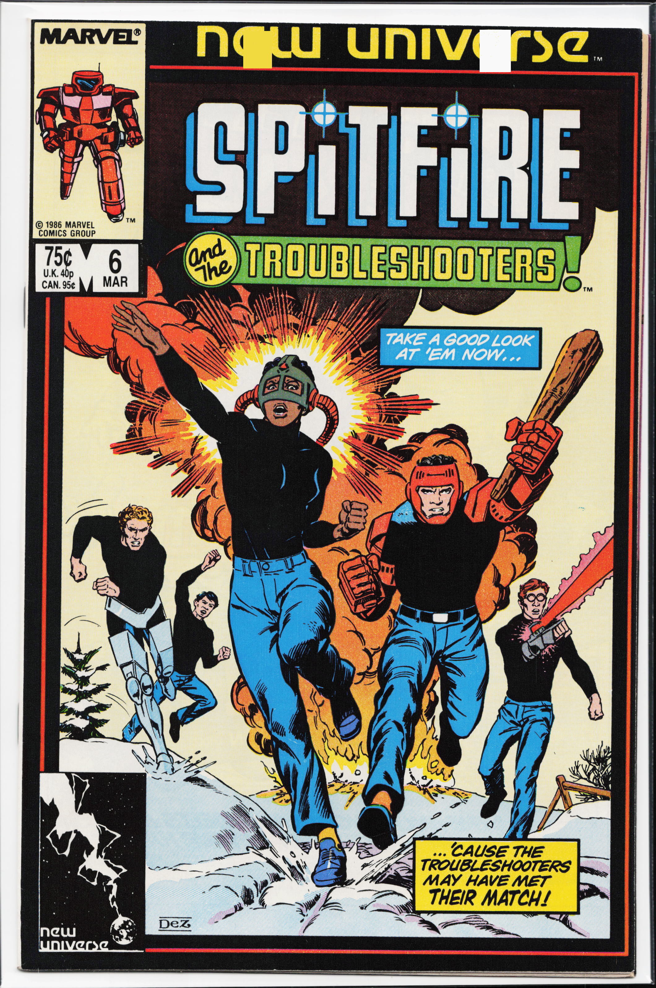 Spitfire and the Troubleshooters #6 (1987) Troubleshooters | Comic ...