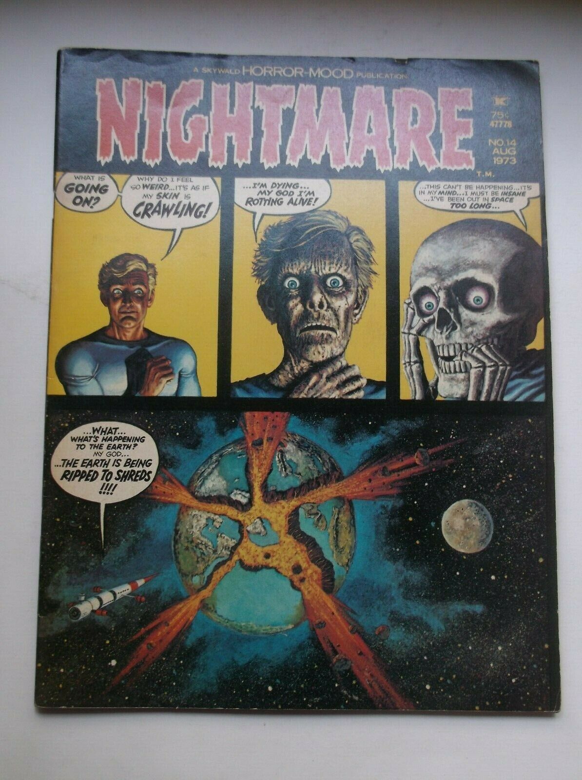 Skywald: Nightmare #14, Awesome Sci-Fi Creepy Cover, 1973, FN (6.0 ...