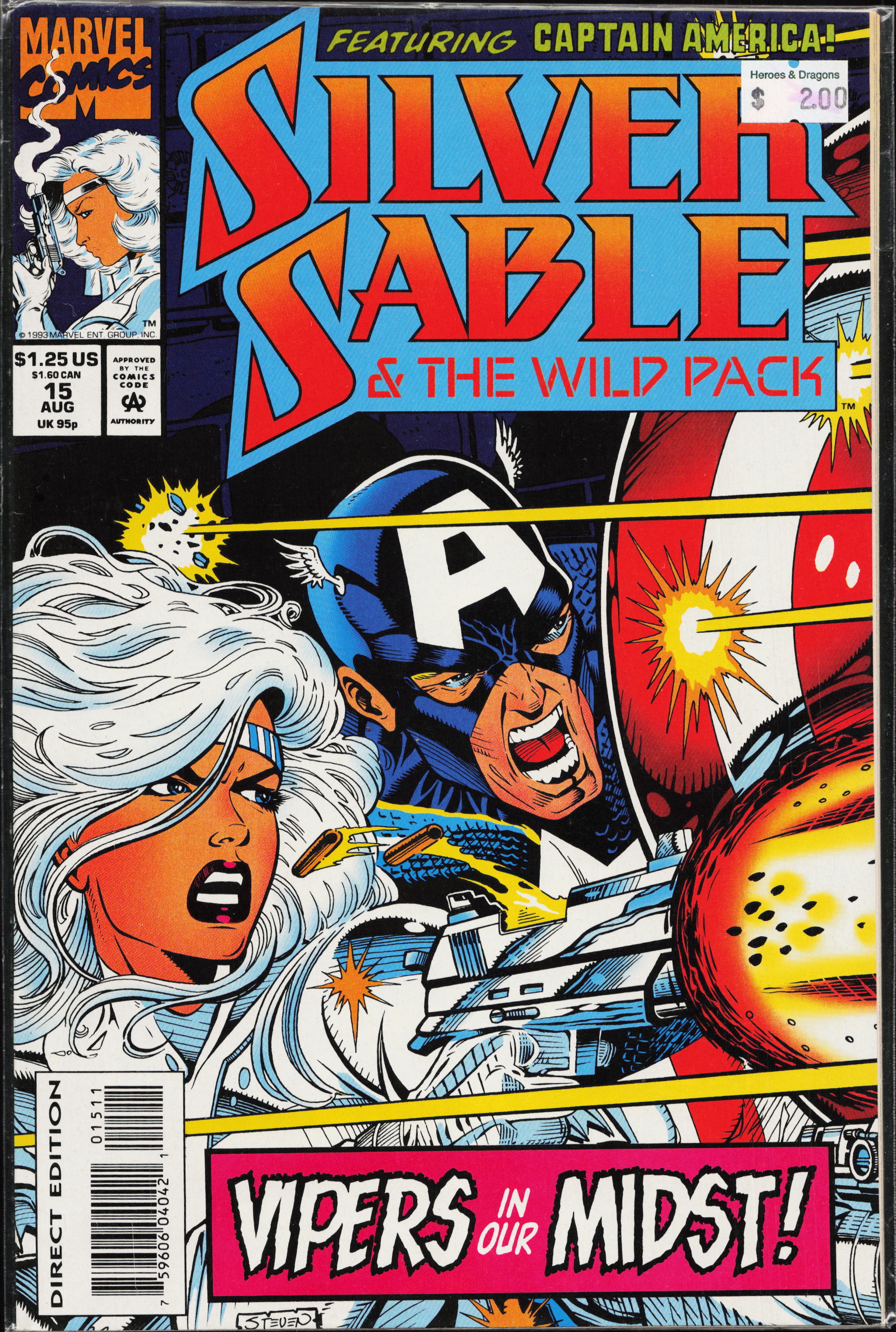 Silver Sable and the Wild Pack #15 (1993) Silver Sable and the Wild ...