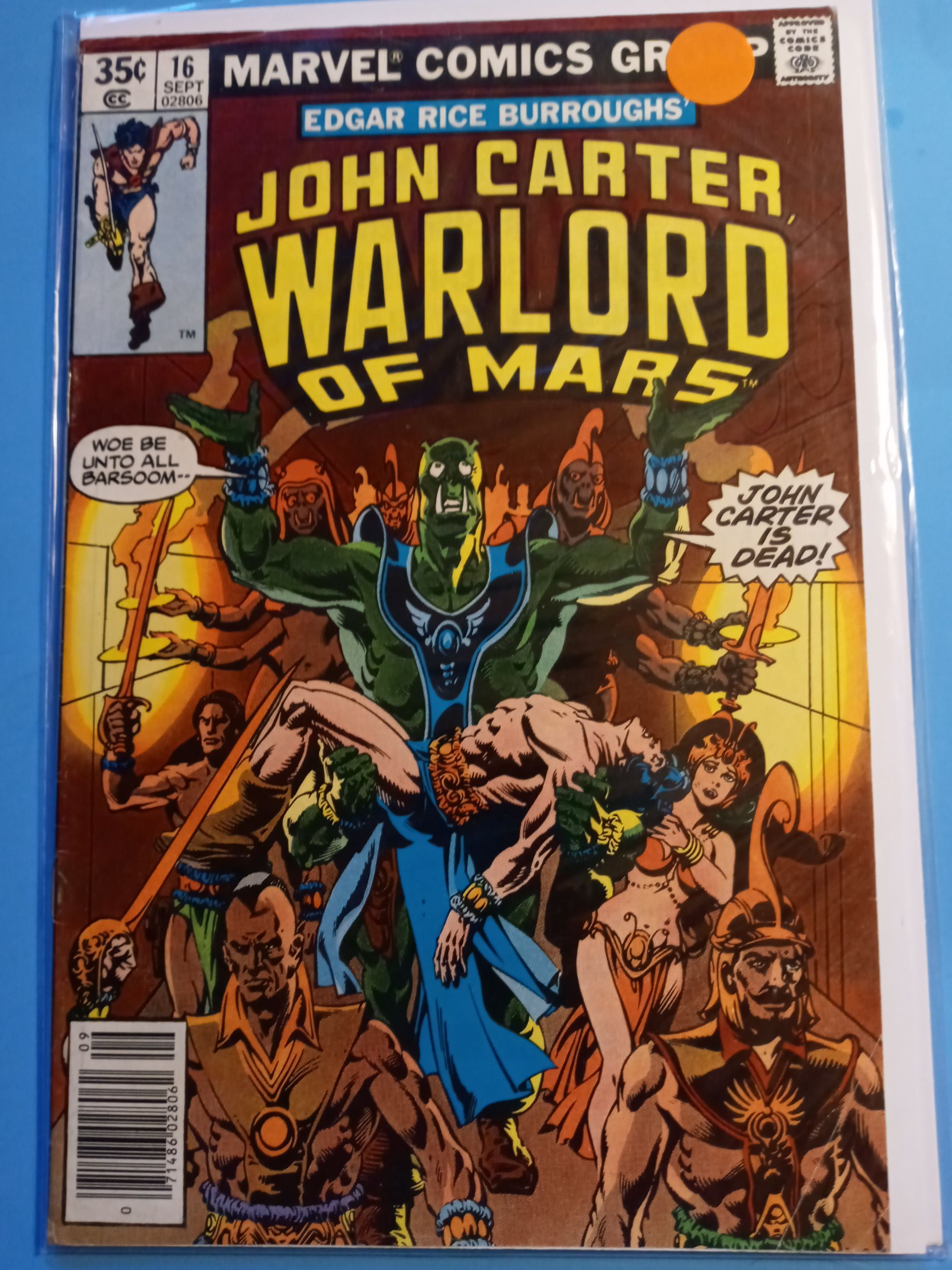 John Carter Warlord of Mars #16 (1978)VF | Comic Books - Bronze Age ...