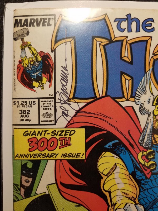 Thor #382 (1987) SIGNED by artist Sal Buscema! | Comic Books - Copper ...