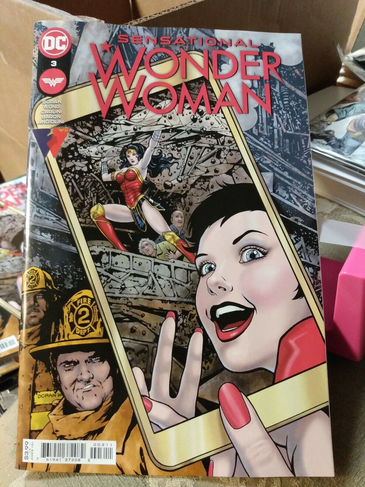 Congratulations Colleen Doran Sensational Wonder Woman fire issue 3 new ...