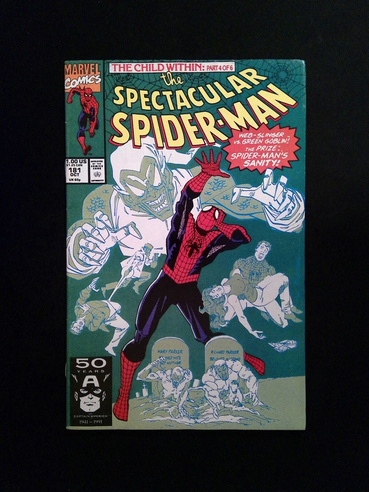 Spectacular Spider-Man #181 MARVEL Comics 1991 VF- | Comic Books ...