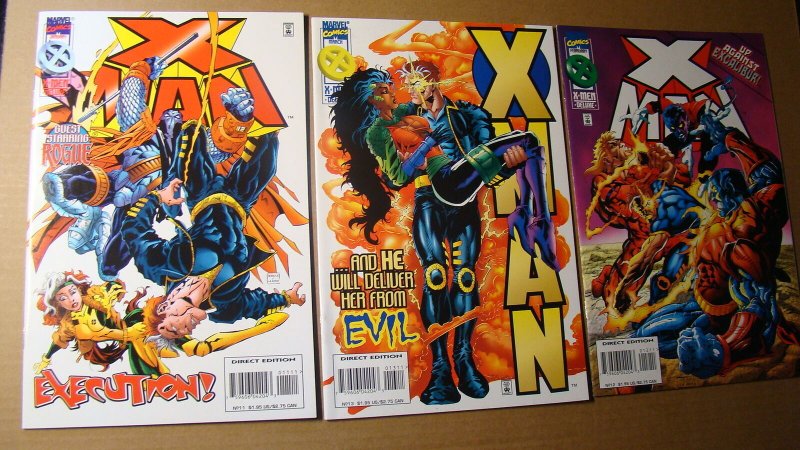 X-Man LOT *NM 9.4 or Better* Cyclops Angel Rogue Cyclops X-Men | Comic ...