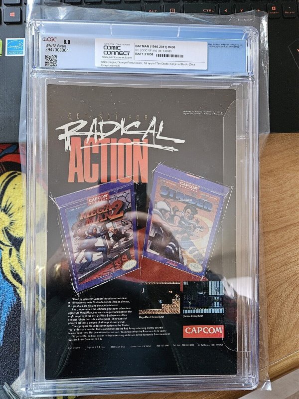 Batman #436 DC (89) CGC 8.0 First Appearance of Tim Drake as Robin ...