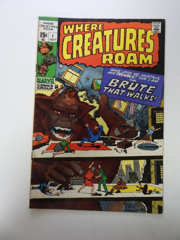 Where Creatures Roam #1 (1970) VG+ condition | Comic Books - Bronze Age ...