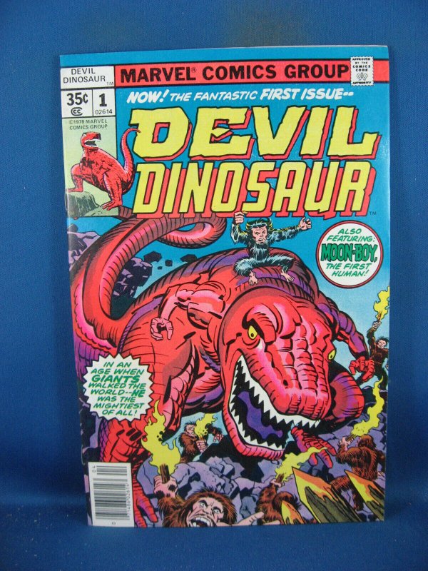 Devil Dinosaur 1 VF+ Kirby Marvel 1978 First Issue | Comic Books - Bronze Age, Marvel, Fantasy ...