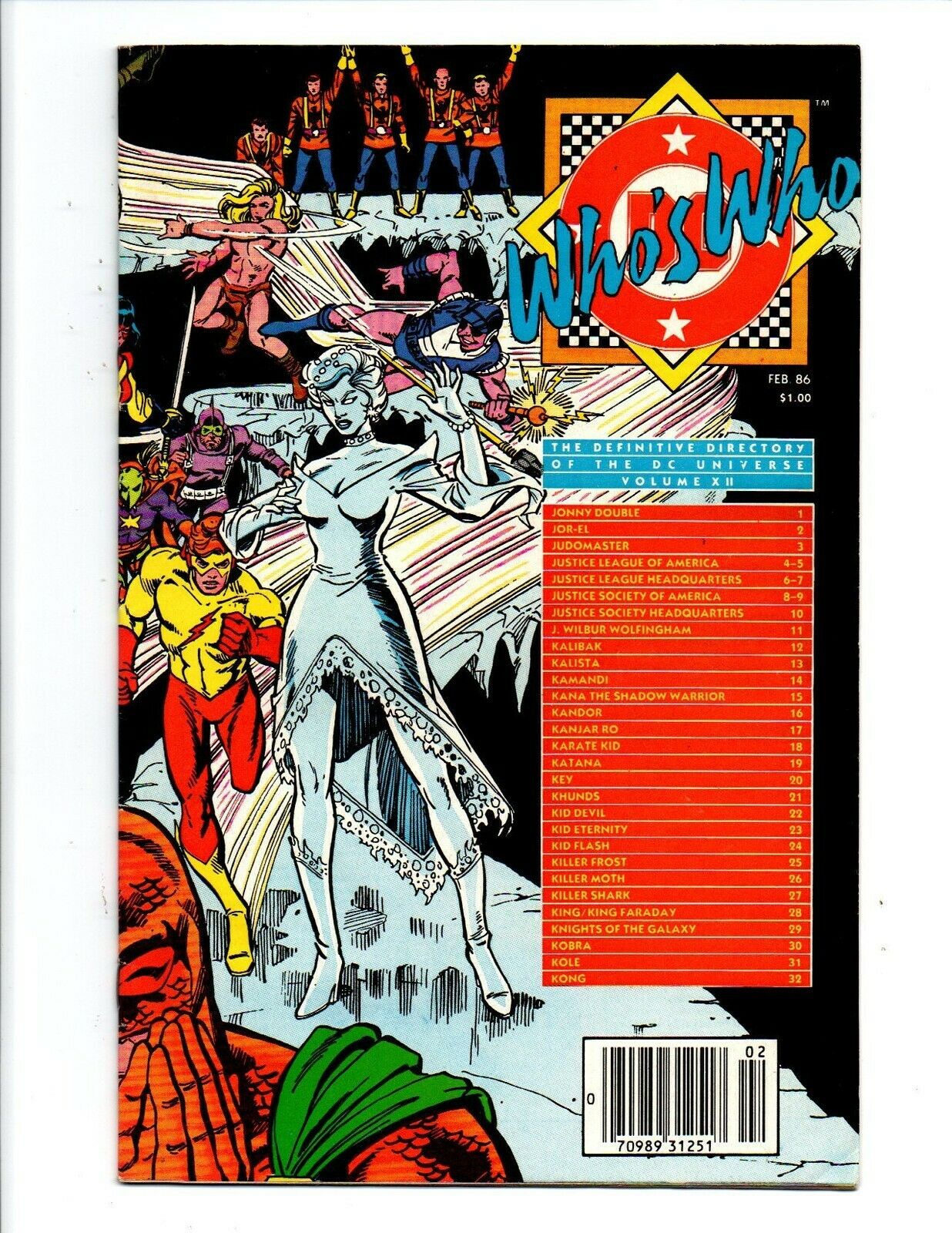 Who's Who in the DC Universe #12 - Johnny Double-Kong - Very Fine+ ...