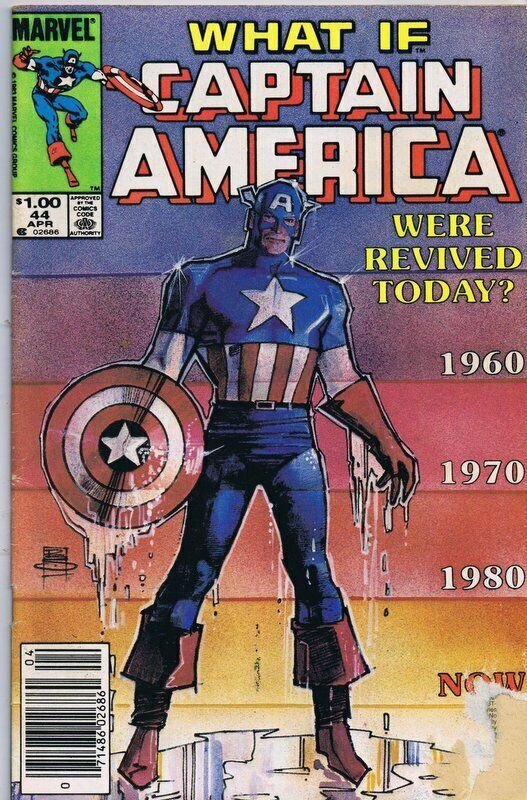 What If #44 ORIGINAL Vintage 1984 Marvel Comics Captain America Revived ...