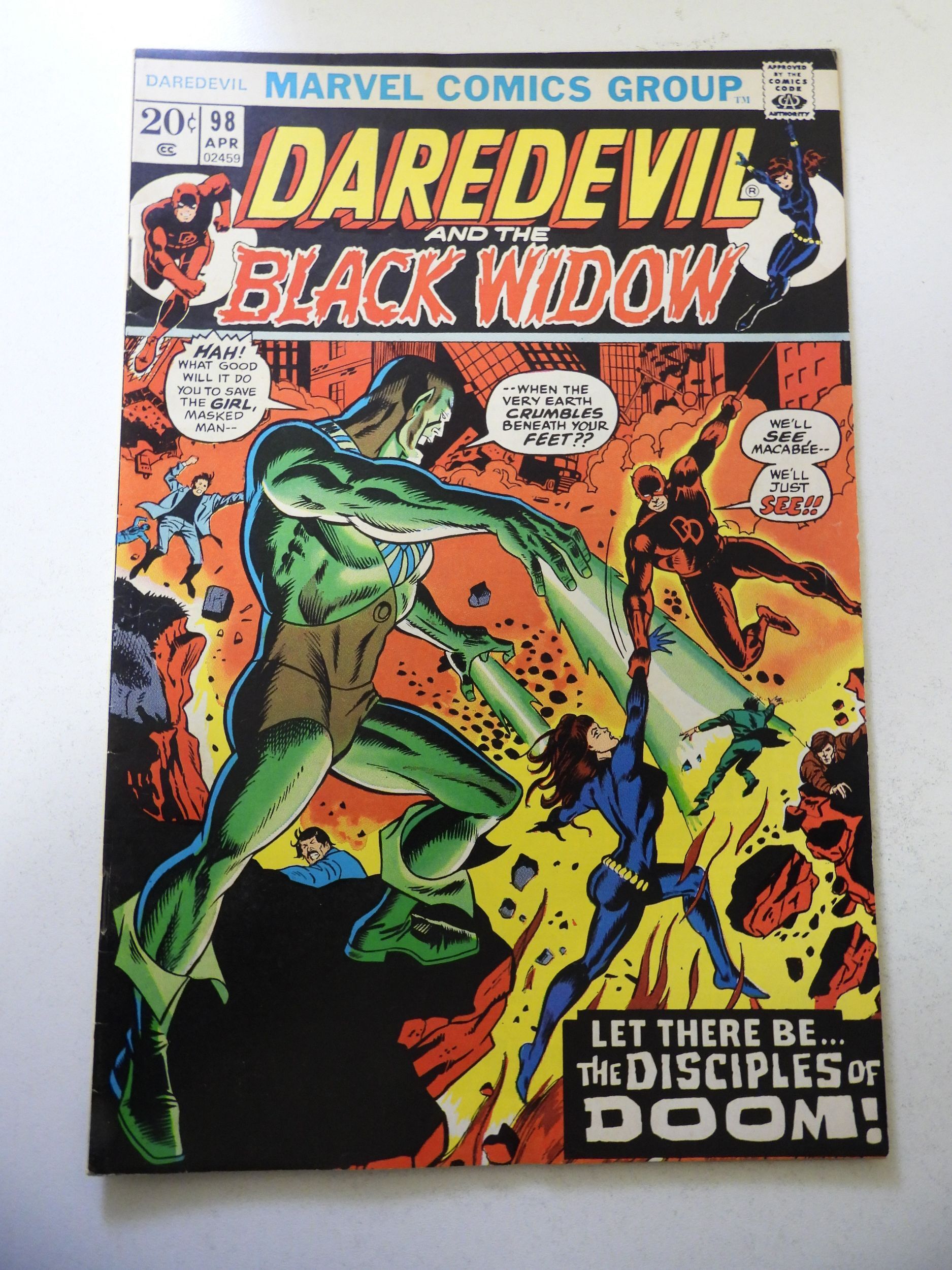 Daredevil #98 (1973) FN+ Condition | Comic Books - Bronze Age, Marvel ...