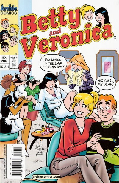 Betty and Veronica #206 GD ; Archie | low grade comic French Maid cover ...