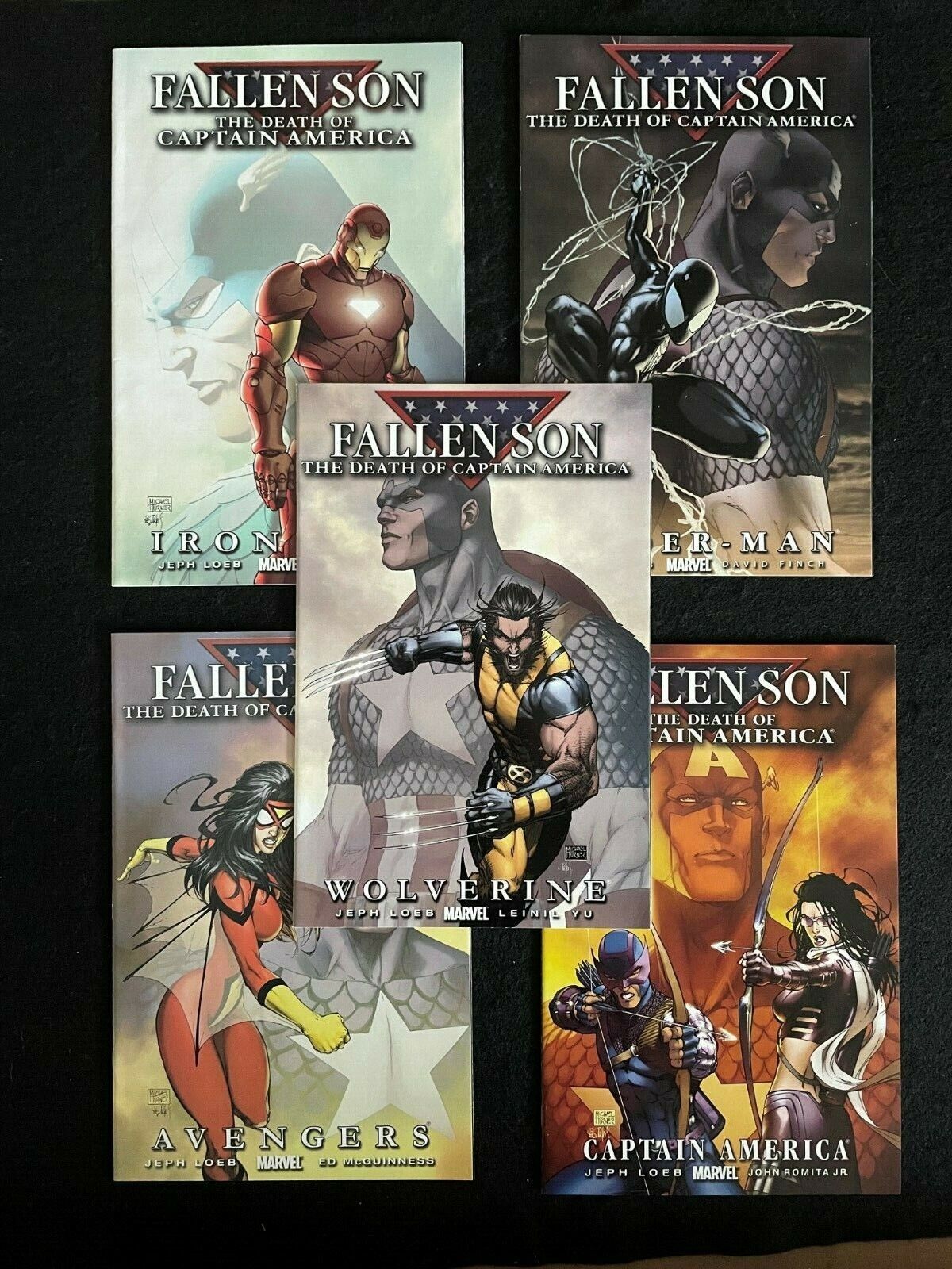 Fallen Son: Death of Captain America FULL series 1-5 of Michael Turner ...