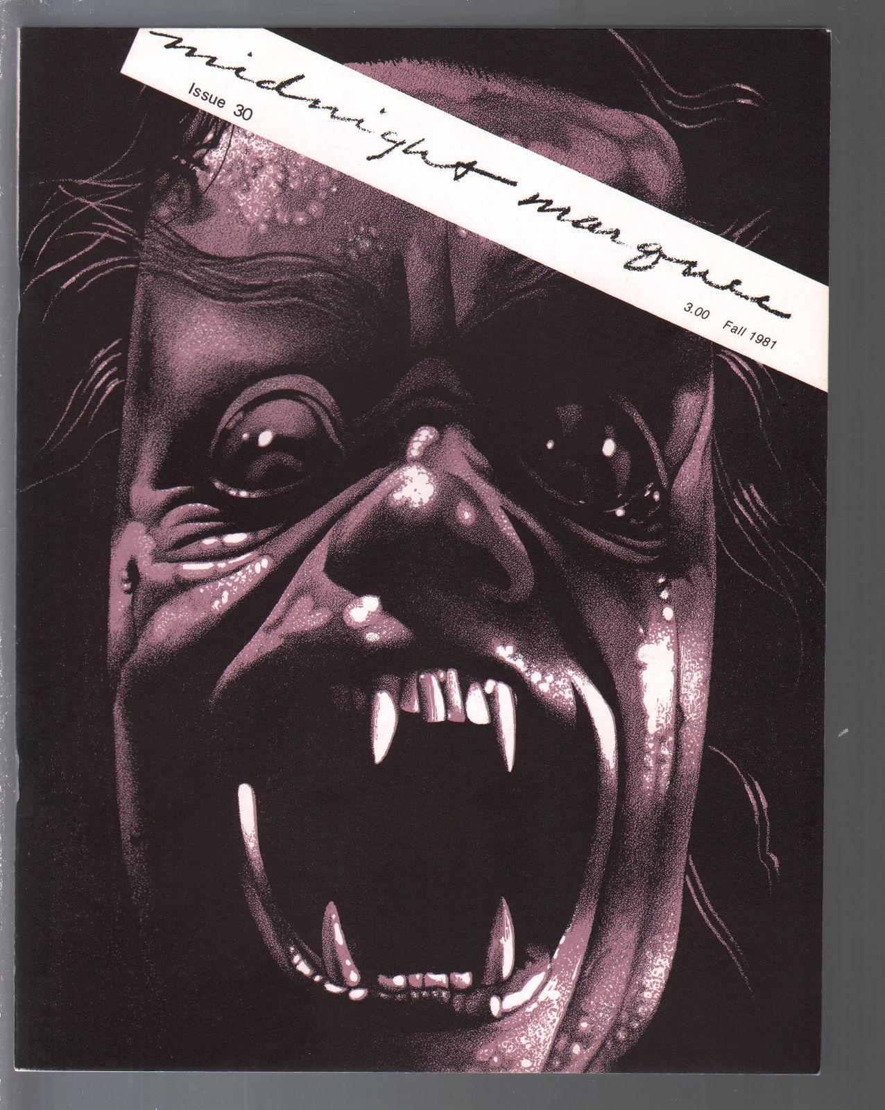 Midnight Marquee #30 1981-John Carradine-horror fanzine-Carl Kolchak-VF ...