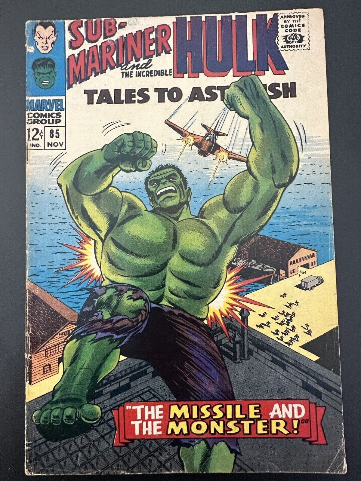 TALES TO ASTONISH #85 VG “The Missile and the Monster!”(Marvel 1966 ...