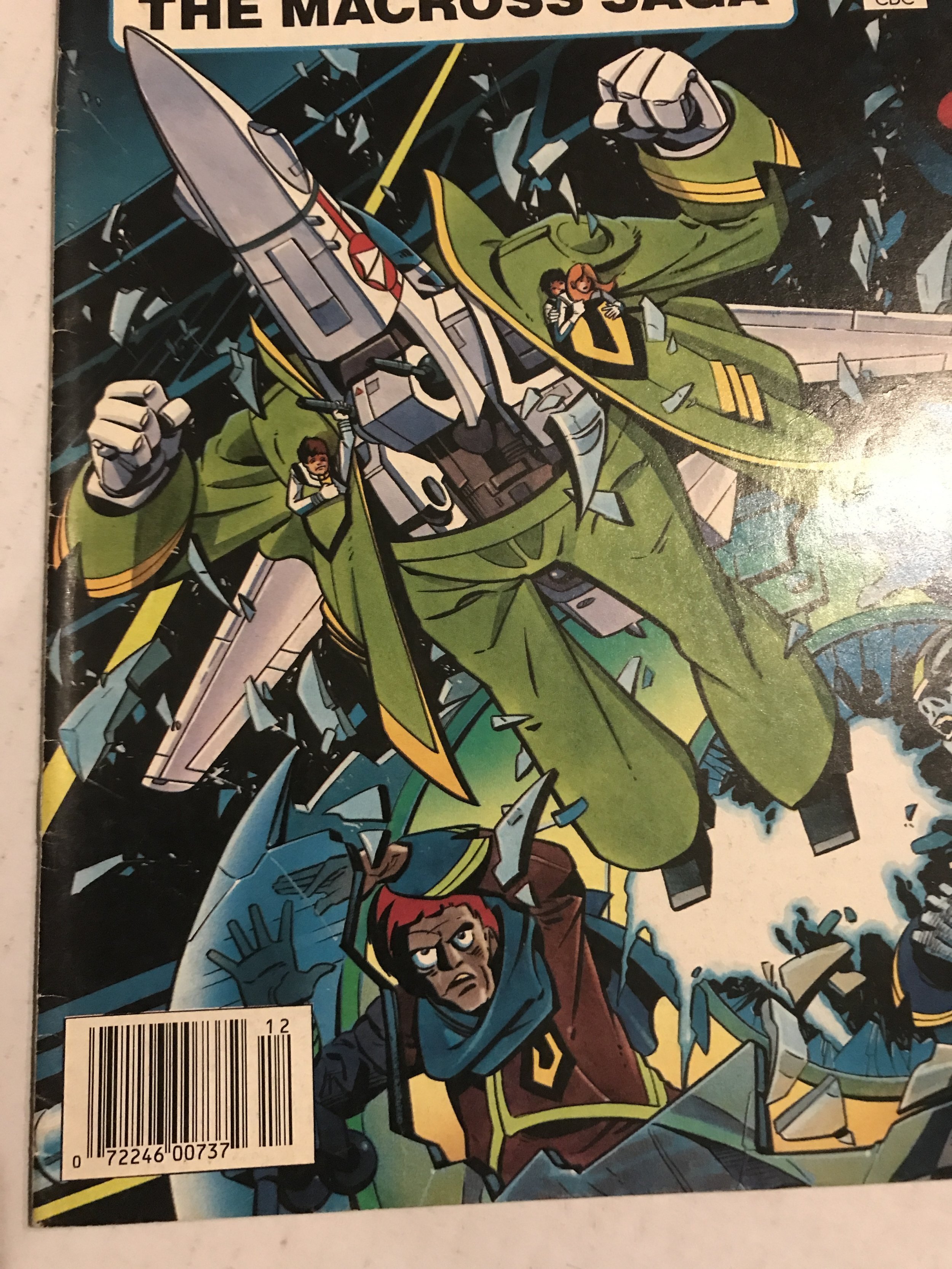 ROBOTECH : The Macross Saga #12 NEWSSTAND : Comico 6/86 FN; TV, manga ...