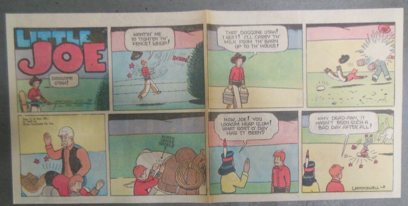 (4) Little Joe by Leffingwell from 1959 Size: 7.5 x 15 inches Spanking ...