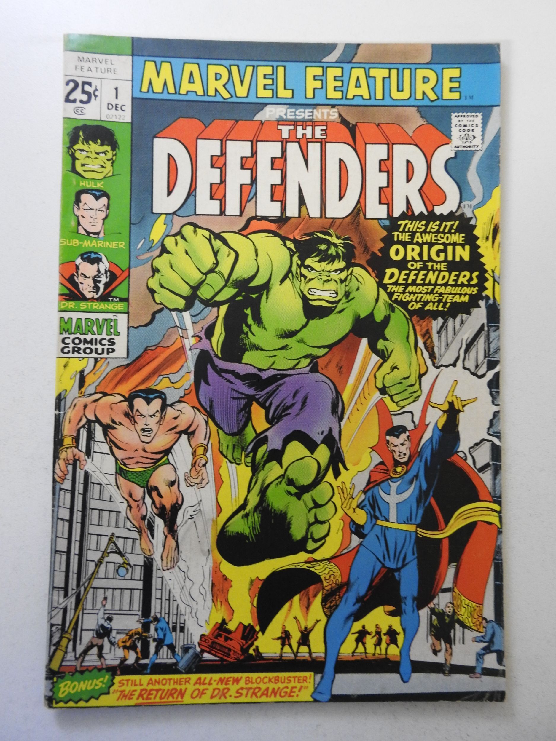 Marvel Feature #1 FN Condition! 1st appearance and origin of the ...