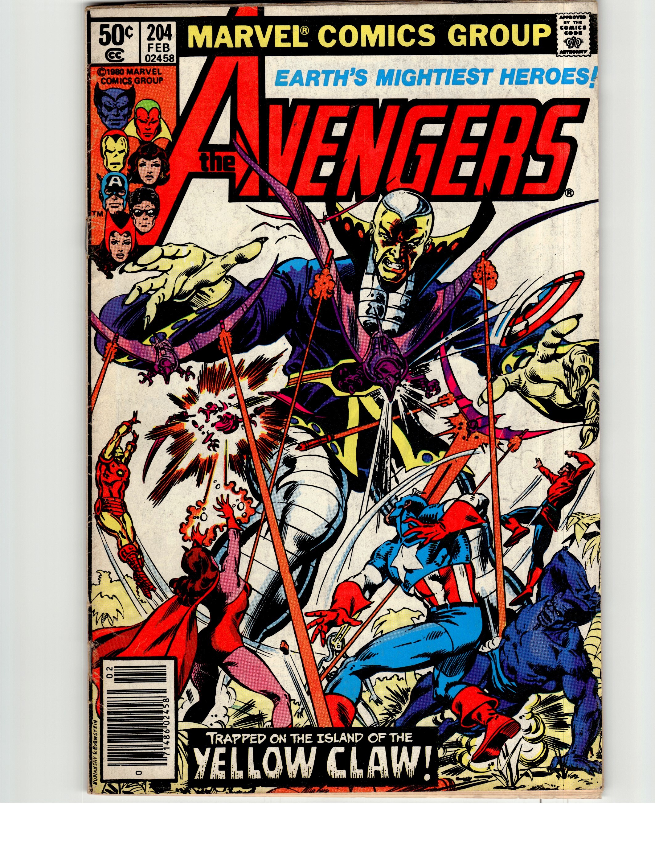 The Avengers #204 (1981) The Avengers | Comic Books - Bronze Age, Marvel, Avengers, Superhero ...