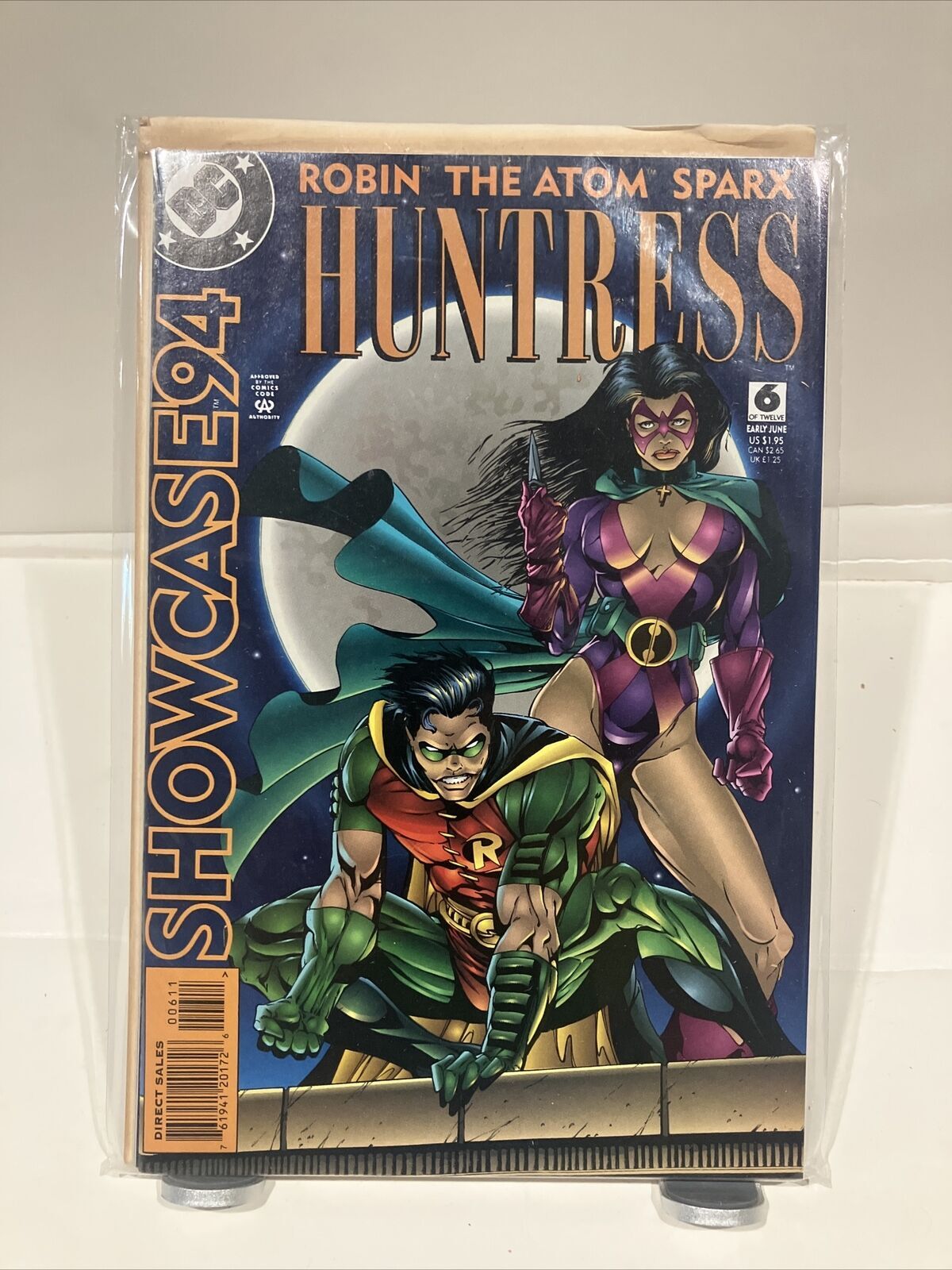 Showcase 94: Huntress #6 (DC 1994) Robin The Atom Sparx | Comic Books ...