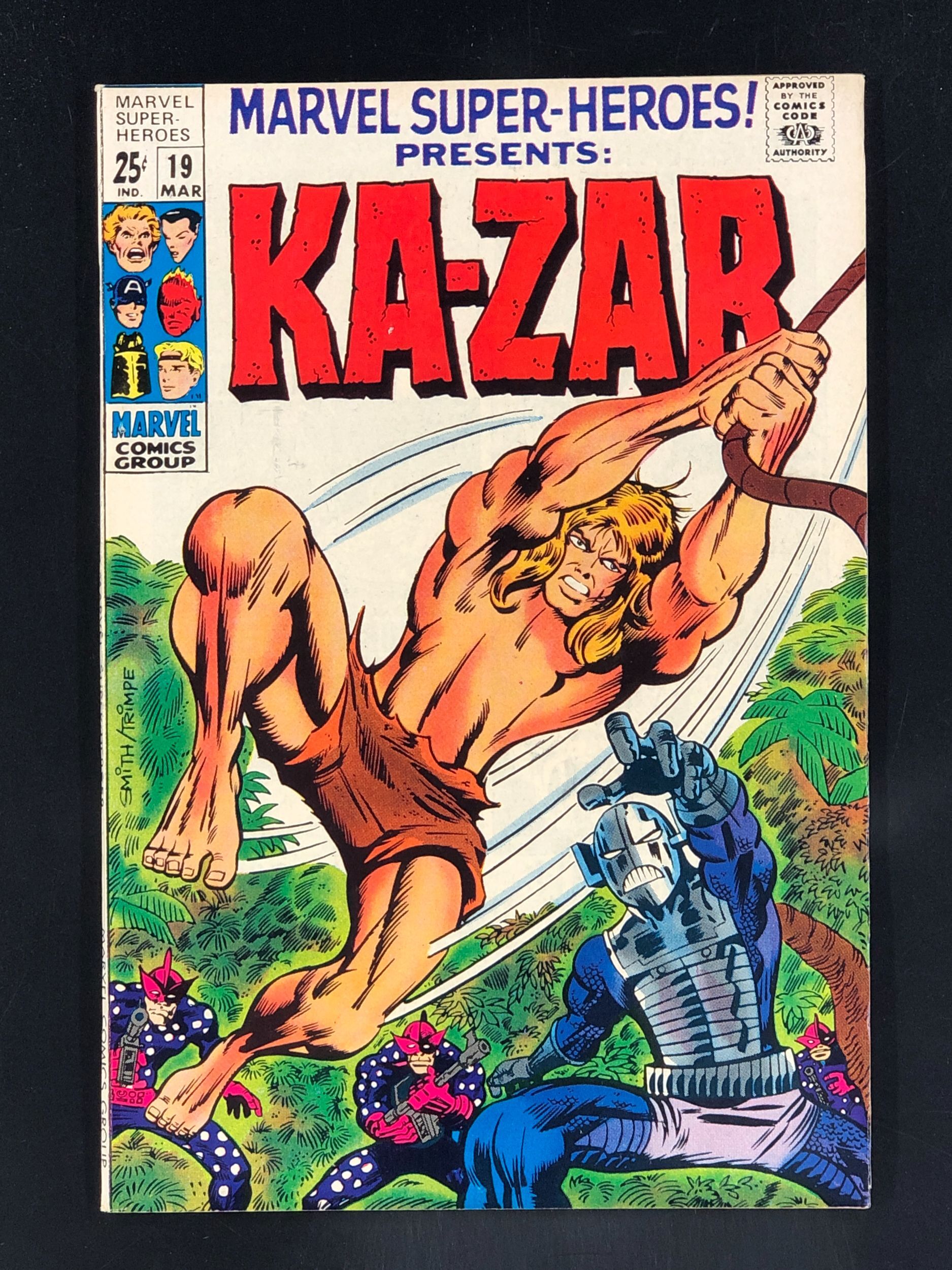 Marvel Super-Heroes #19 (1969) VF/NM Ka-Zar! | Comic Books - Silver Age ...