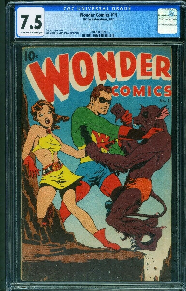 WONDER COMICS #11 CGC 7.5 Graham Ingles cvr-Nedor-2042500009 | Comic ...