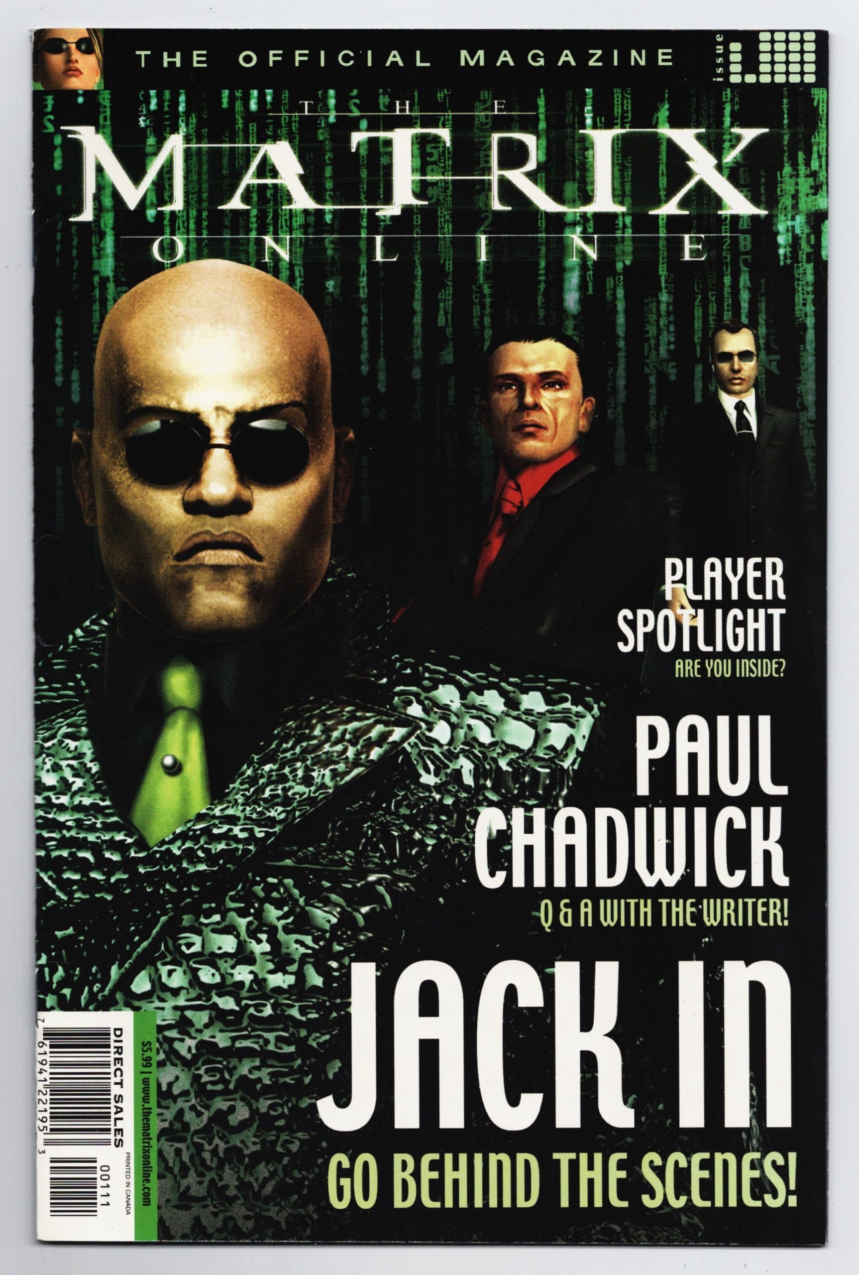 Matrix Online Magazine #1 Paul Chadwick | Keanu Reeves (Monolith, 2005 ...