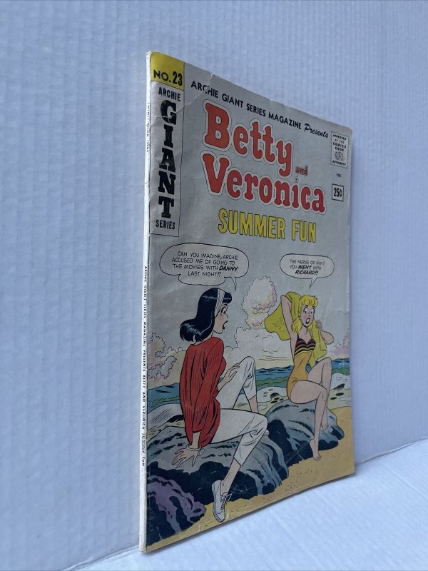 Archie’s Giant Series #23 Betty And Veronica Summer Fun 1963 | Comic ...