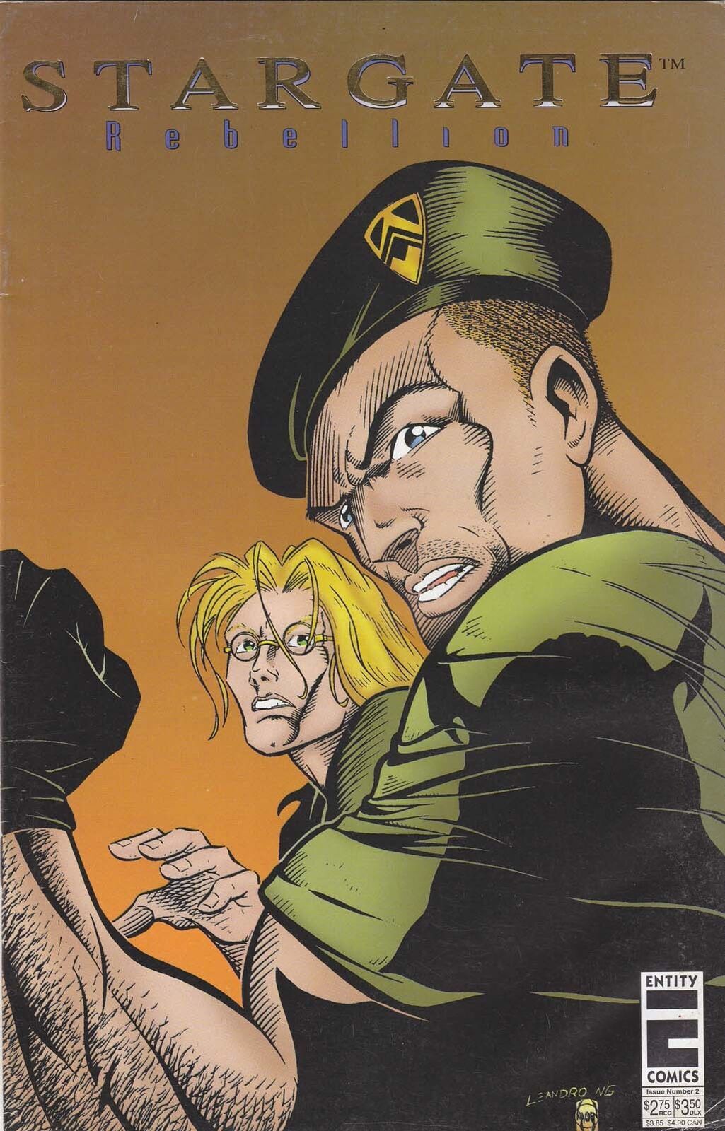 Stargate: Rebellion #2A VG; Entity | low grade - gold logo variant - we ...