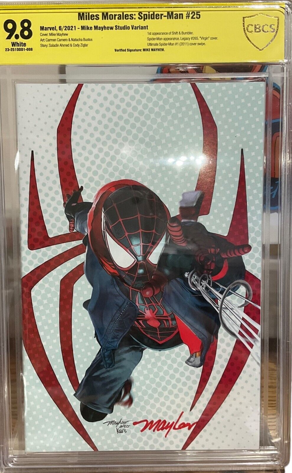 Miles Morales: Spider-Man #25 CBCS 9.8 Signature Mike Mayhew Studio ...