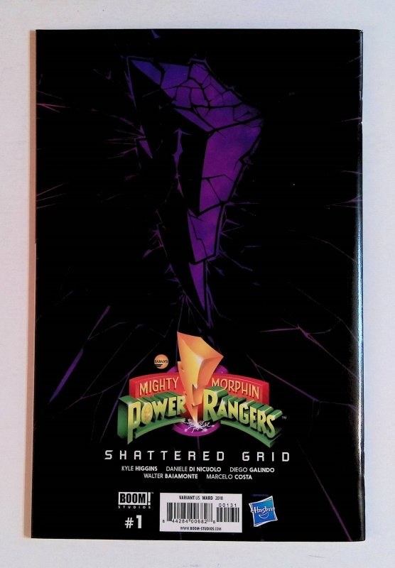 Mighty Morphin Power Rangers Shattered Grid 1 Christian Ward Virgin ...