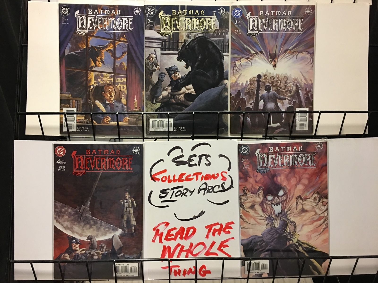 BATMAN NEVERMORE (2003) 1-5 Edgar Allan Poe COMPLETE! | Full Runs ...