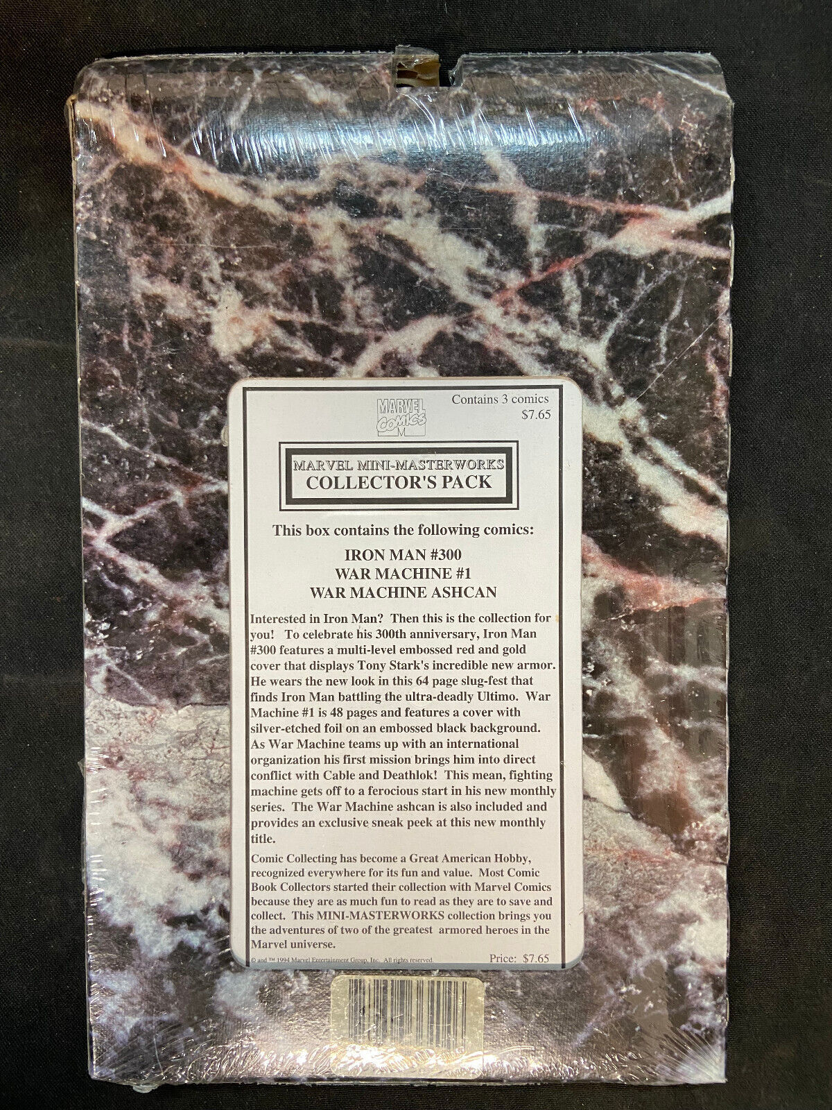 Marvel Mini Masterworks Collector Pack Iron MAN #300, WAR Machine #1 ...